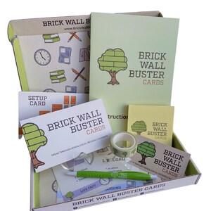 Brick Wall Buster Cards for Genealogy - Etsy