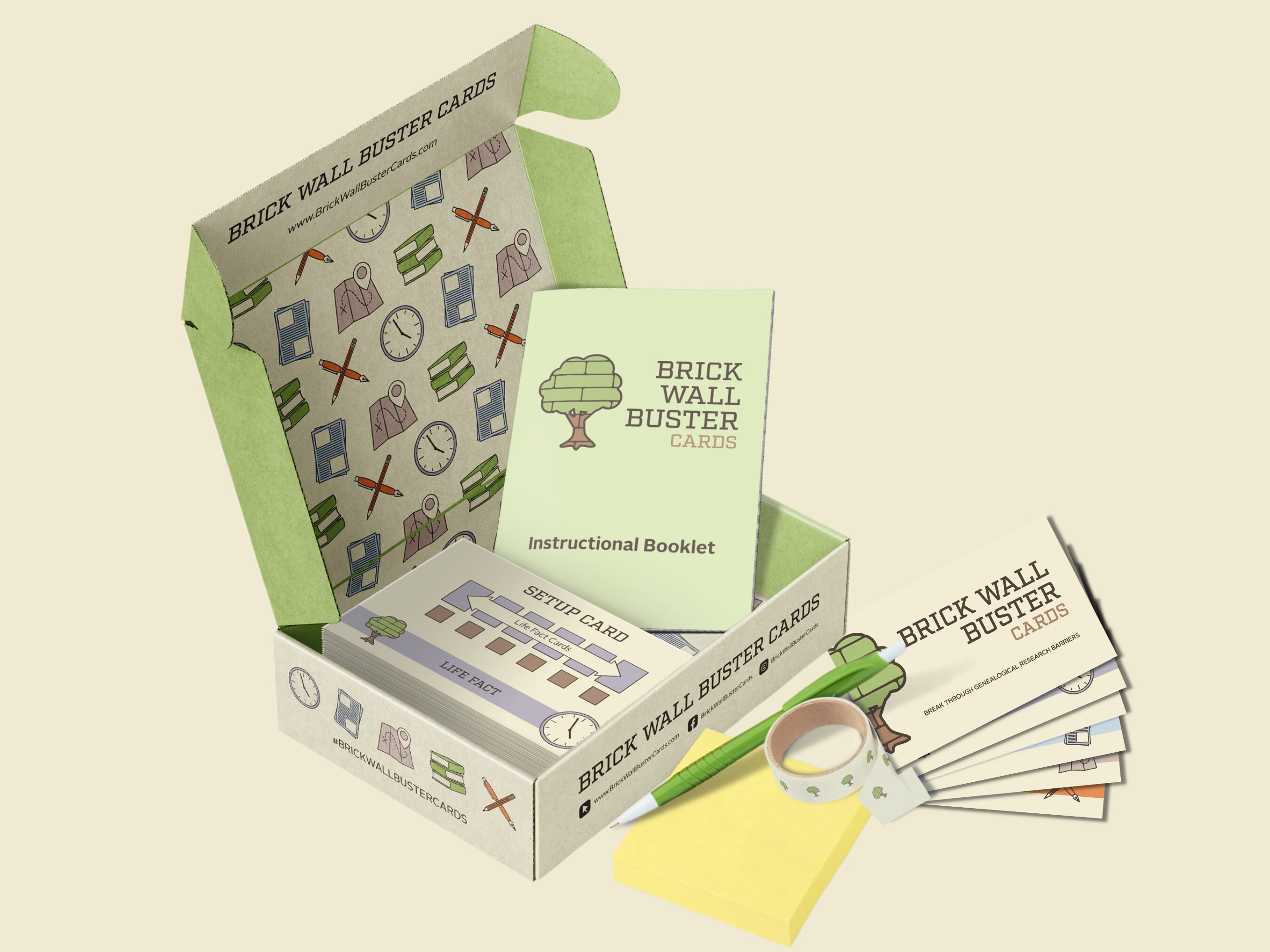 Brick Wall Buster Cards for Genealogy - Etsy