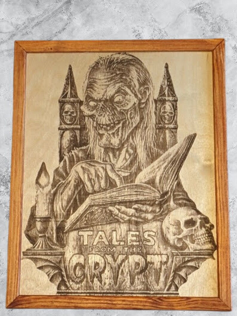 Laser Engraved Crypt Keeper, Tales From the Crypt, Ghoul, Picture ...