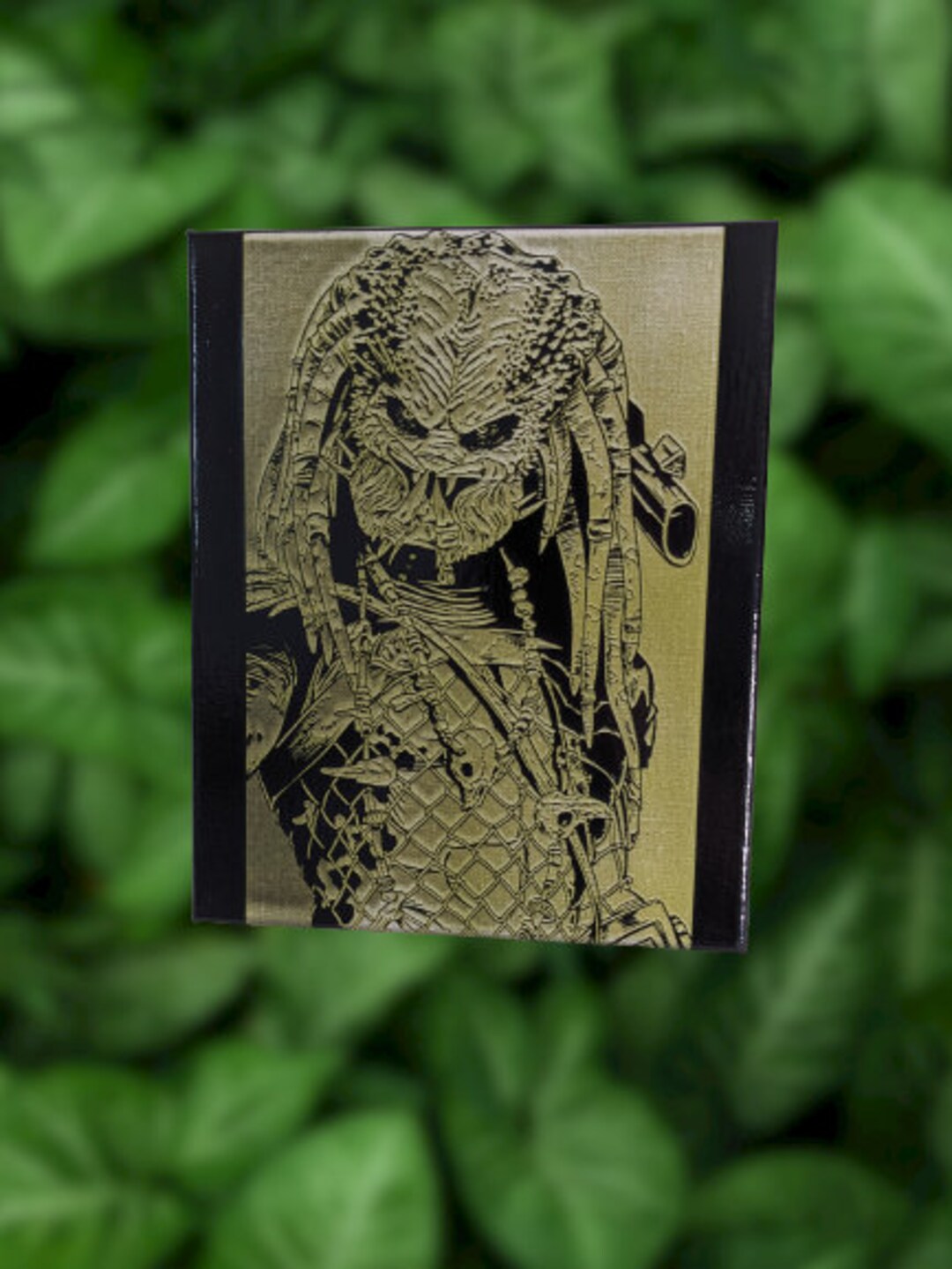 Predator Laser Engraved Canvas, Predator, Laser Engraving, Painting ...
