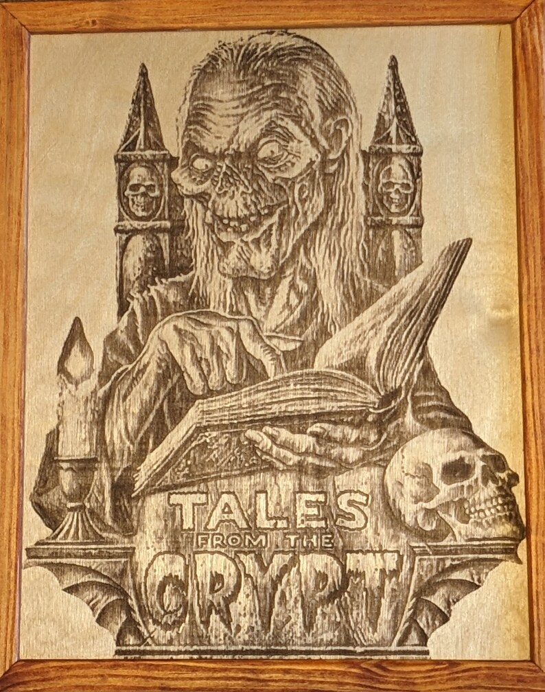 Laser Engraved Crypt Keeper, Tales From the Crypt, Ghoul, Picture ...