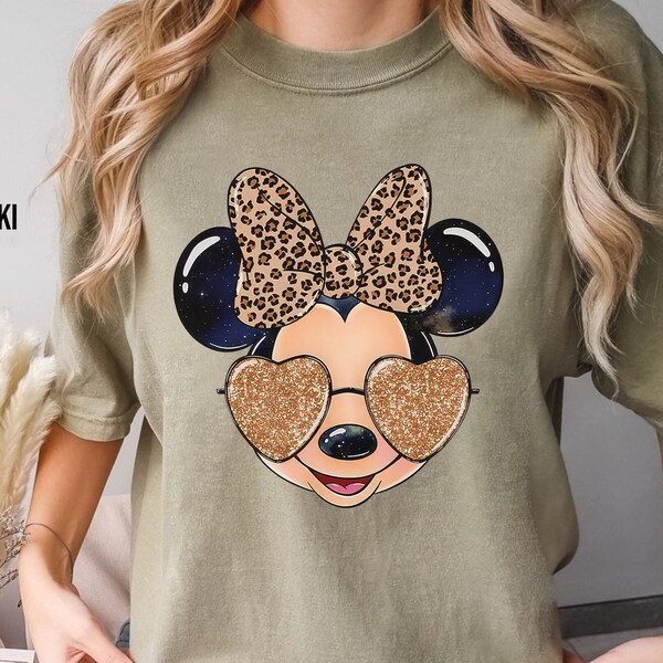 Leopard Minnie Mouse - Etsy