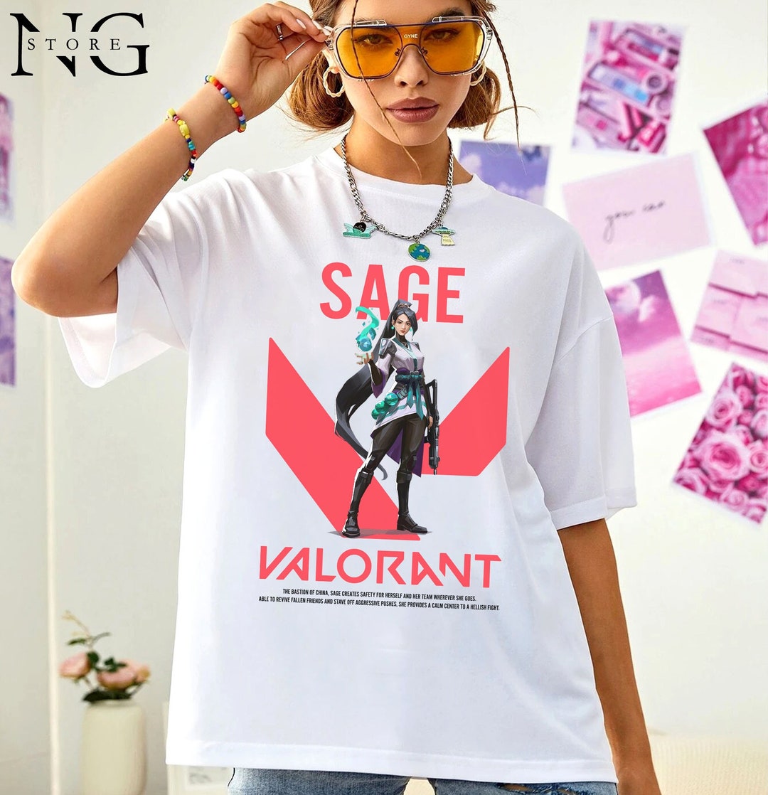 Sage Valorant Shirt, Agent Valorant Shirt, Sweatshirt, Hoodie, Birthday ...