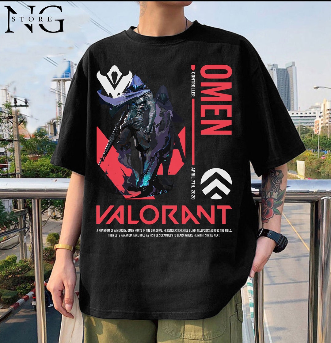 Omen Valorant Shirt, Agent Valorant Shirt, Hoodie, Sweatshirt, Birthday ...