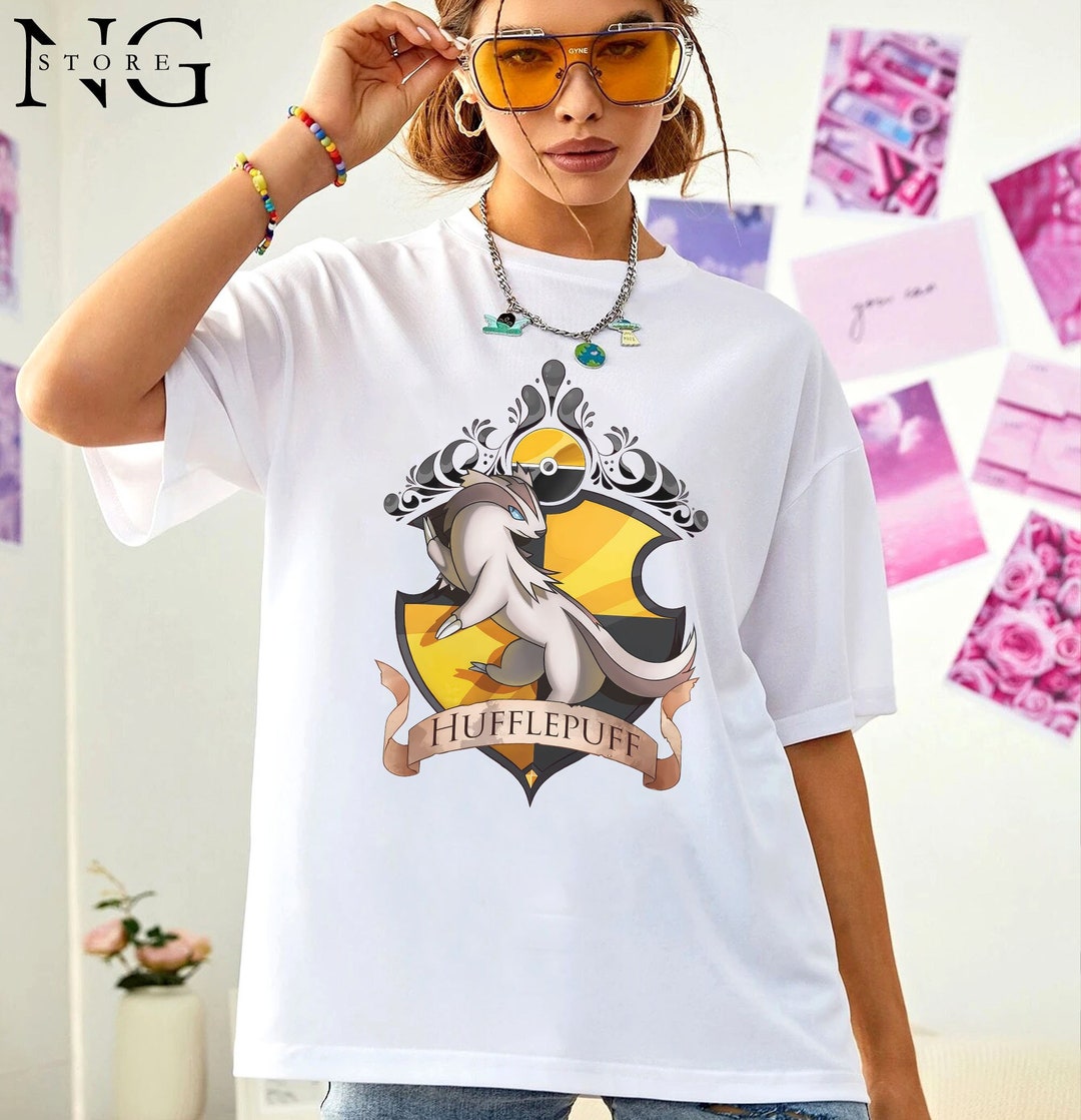 Hufflepuff Logo X Poke.mon Shirt, HP Shirt, Wizard World Tee, Hogwarts ...