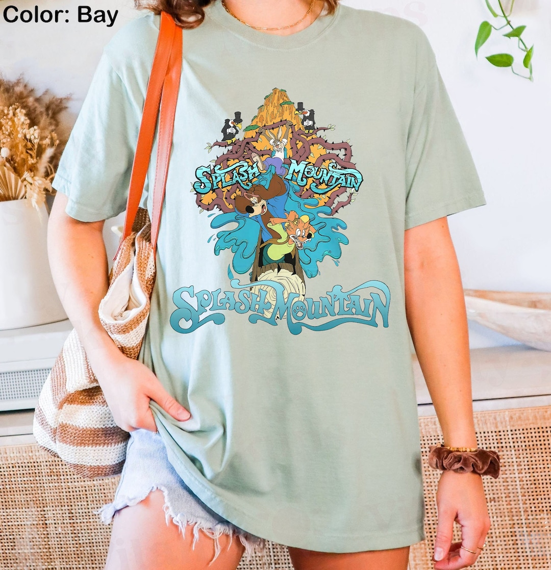 Vintage Disney Splash Mountain Comfort Colors Shirt, Brer Rabbit, Brer ...