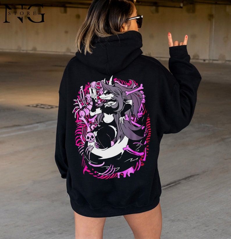 Loona Gothic Comfort Colors® Shirt Loona Helluva Boss Hoodie - Etsy