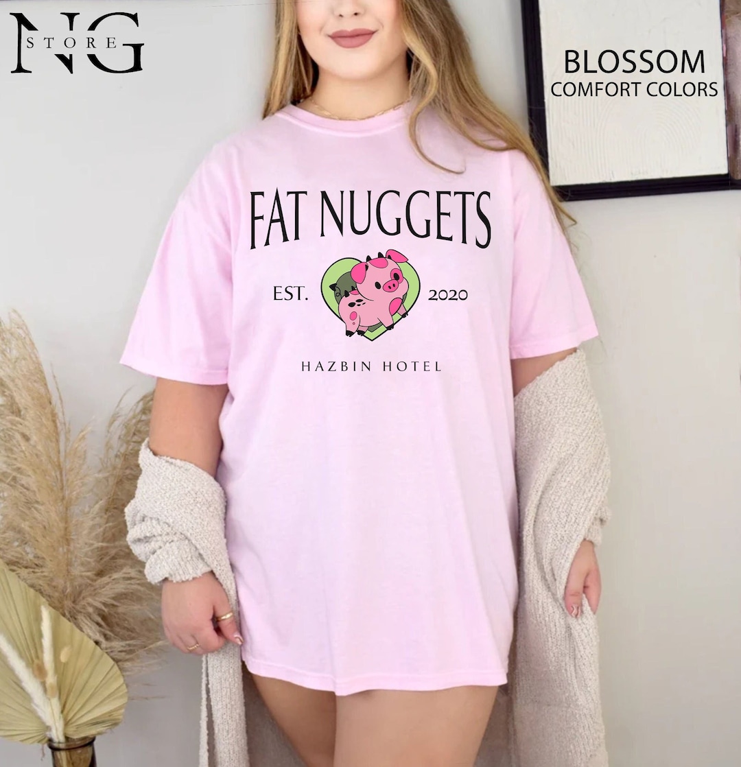 Fat Nuggets Hazbin Hotel T-shirt Hazbin Hotel Characters - Etsy