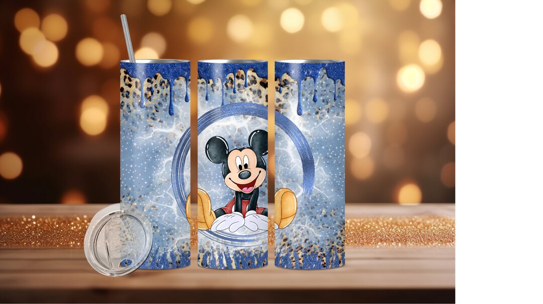 Mickey Mouse Drip Tumbler - Etsy