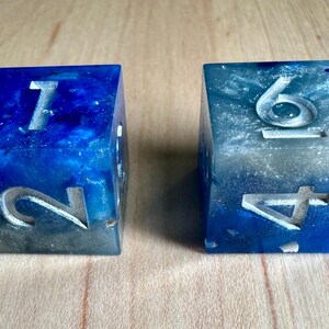 Arctic Blue Dice (2d6 Pair) - Etsy