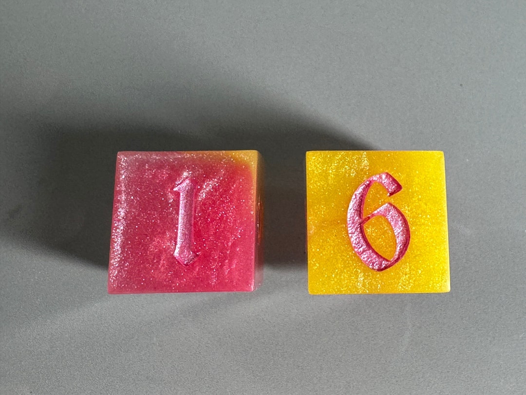 Butter Mellow Pink Dice (2d6 Pair) - Etsy