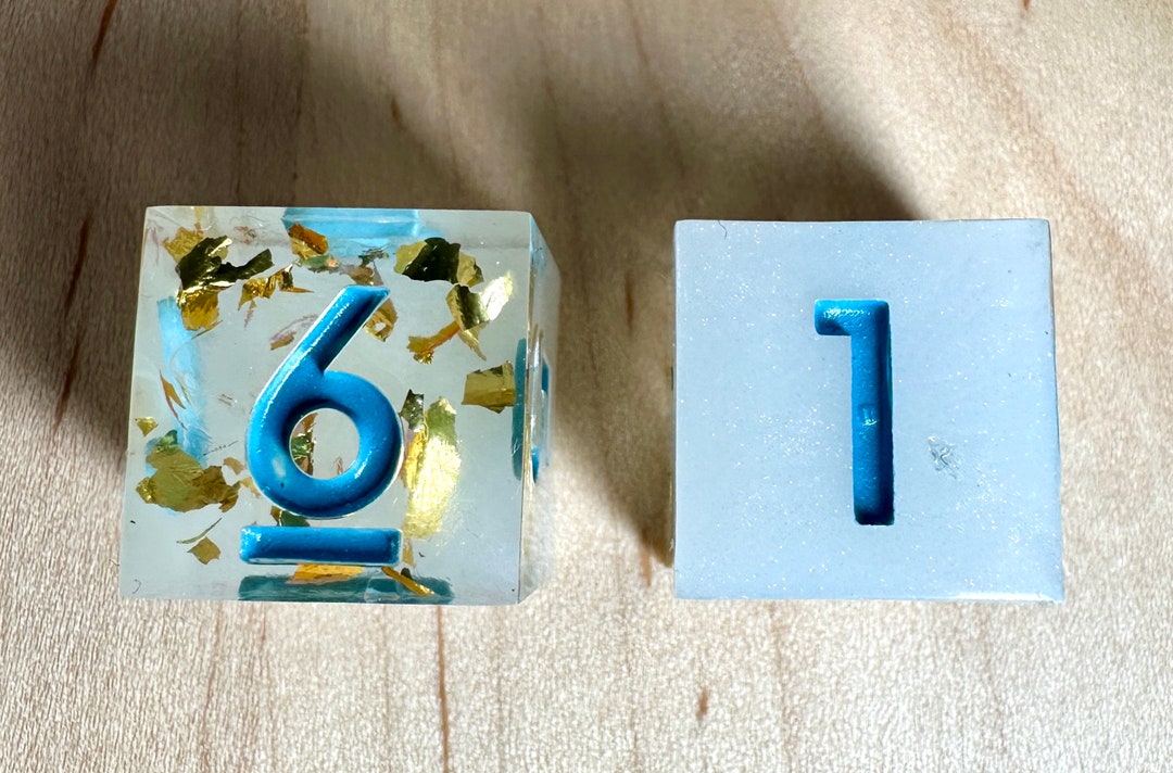 Frozen Wind Dice 2d6 Pair - Etsy