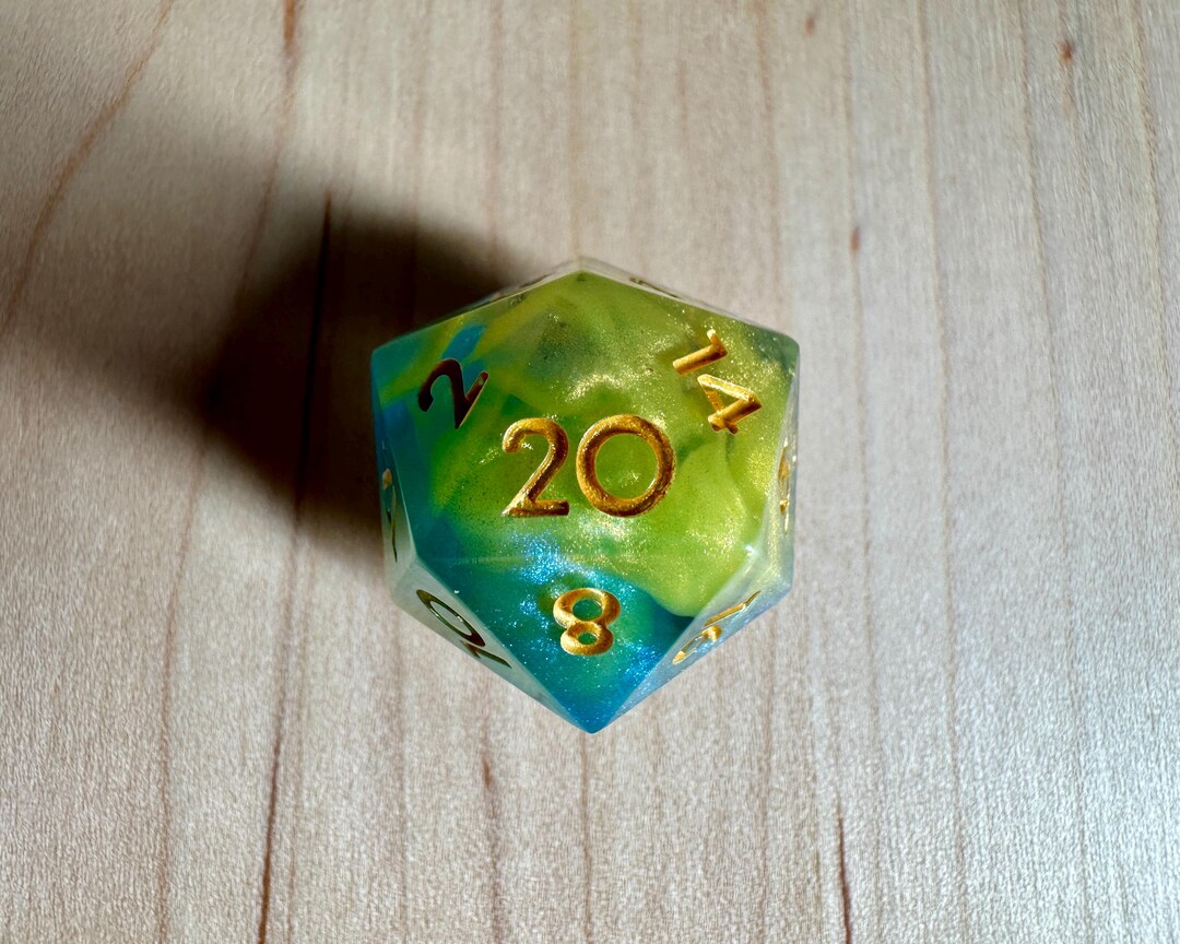 Smiley Day Dice (single D20) - Etsy