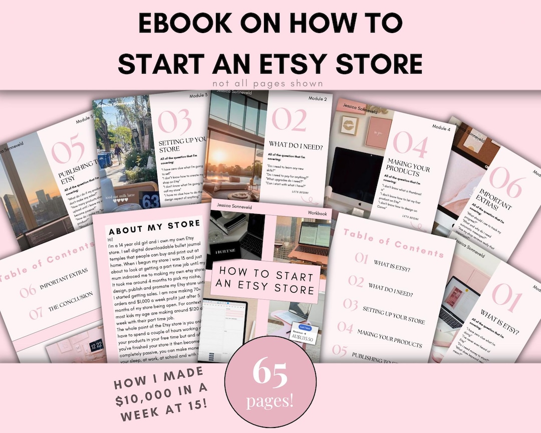How to Start an Etsy Store|etsy Ebook|business|passive Income|etsy ...