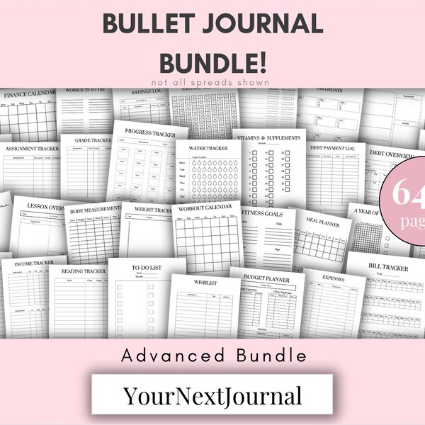 Digital Bullett Journal - Etsy
