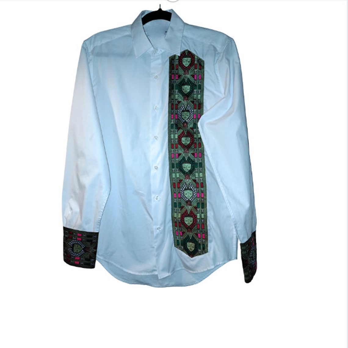 Ethiopia Tibeb Yellow Angel Design Men's Dress Shirt - Etsy
