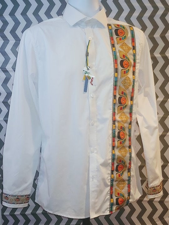 Ethiopia Tibeb Men's Shirt Angle Design - Etsy