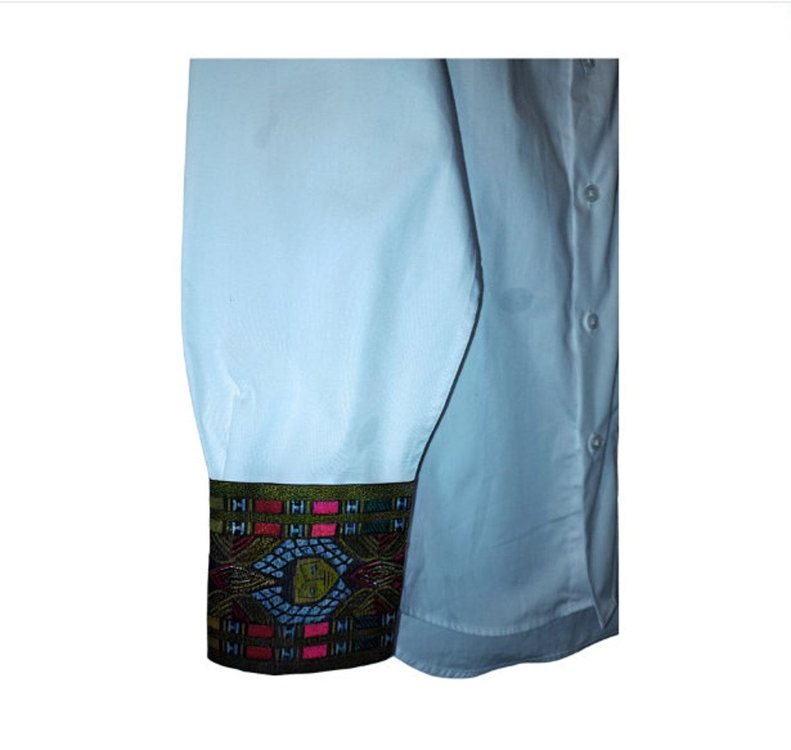 Ethiopia Tibeb Yellow Angel Design Men's Dress Shirt - Etsy