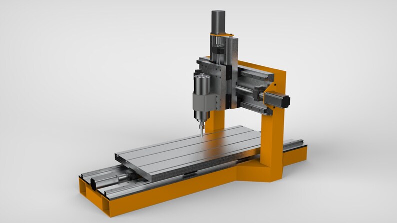 CNC Metal Milling Machine Plans and DXF Files Building Info - Etsy