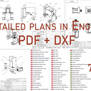 CNC Plasma Cutting Machine. Plans. DIY. Dxf and Pdf - Etsy