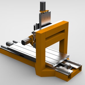 CNC Metal Milling Machine Plans and DXF Files, Building Info and 3D ...