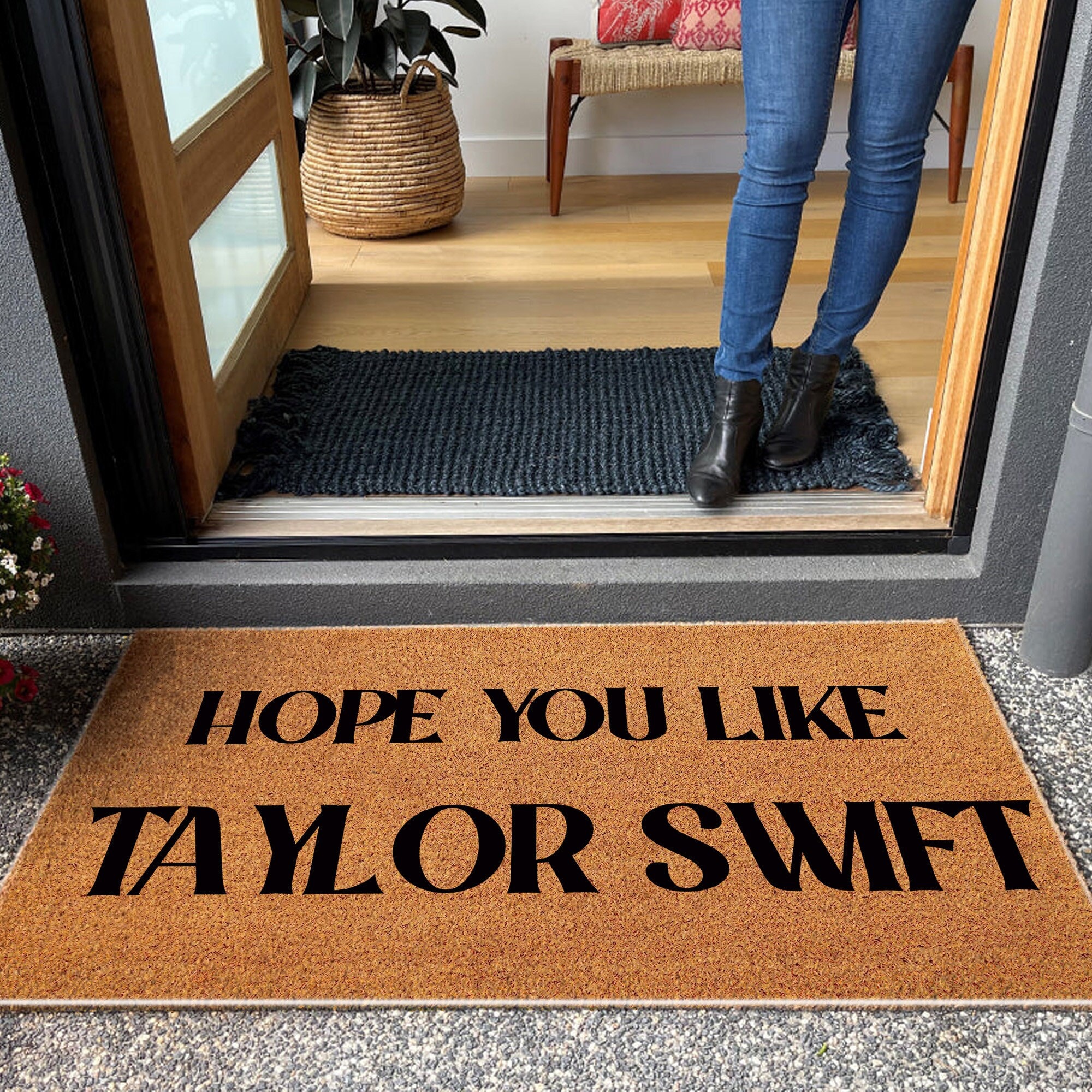 Taylor Fan Mat, Hope You Like Taylor Swift Doormat, Funny Doormat ...