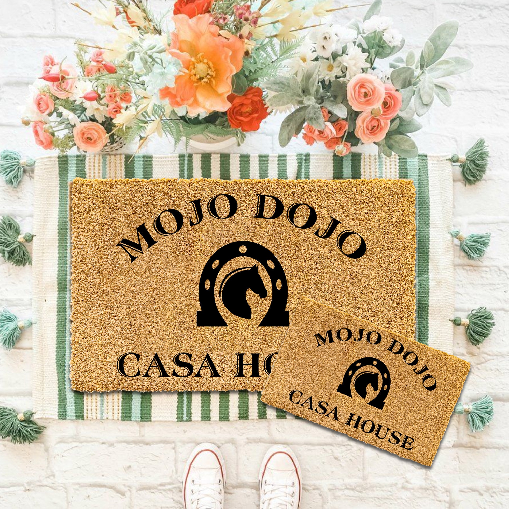 Mojo Dojo Casa House Door Mat, Barbie Movie Funny Door Welcome Mat ...