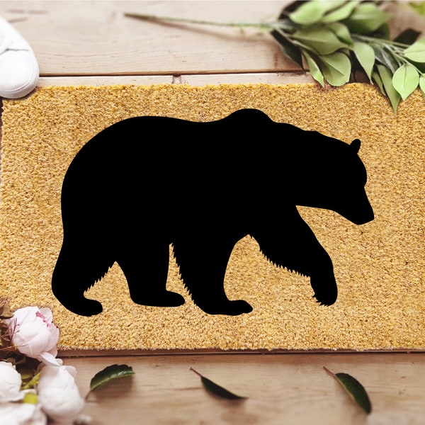 Bear Door Mat - Etsy