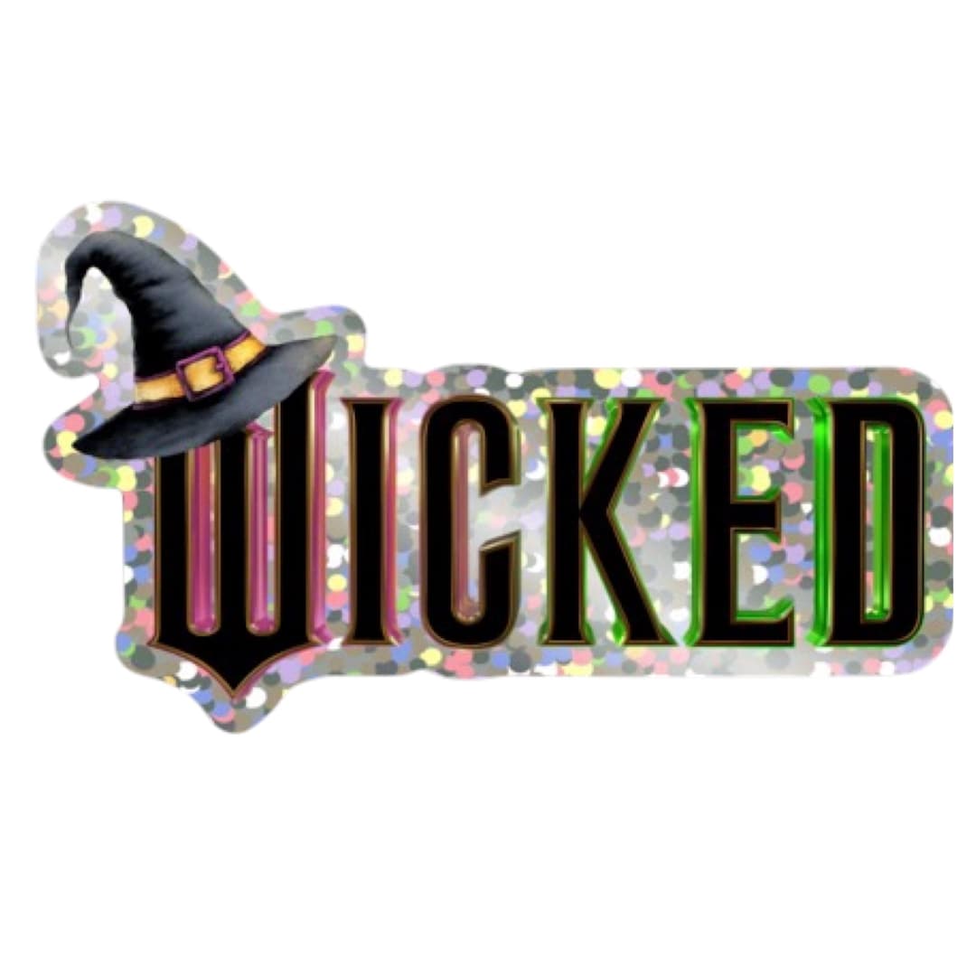 Wicked Movie GLITTER Sticker Car Decal Permanent Waterproof - Etsy
