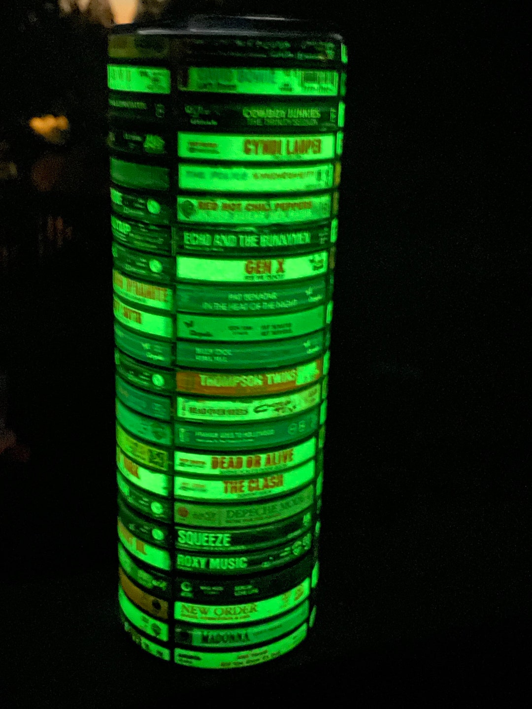 Retro 80s Rock Band Music Tumbler Nostalgic GLOW Inthe DARK Birthday retro-80s-rock-band-music-tumbler-nostalgic-glow-inthe-dark-birthday