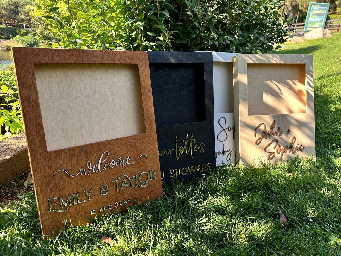 Custom Flower Box Welcome Sign, Wedding Floral Boxes, Bridal Shower ...