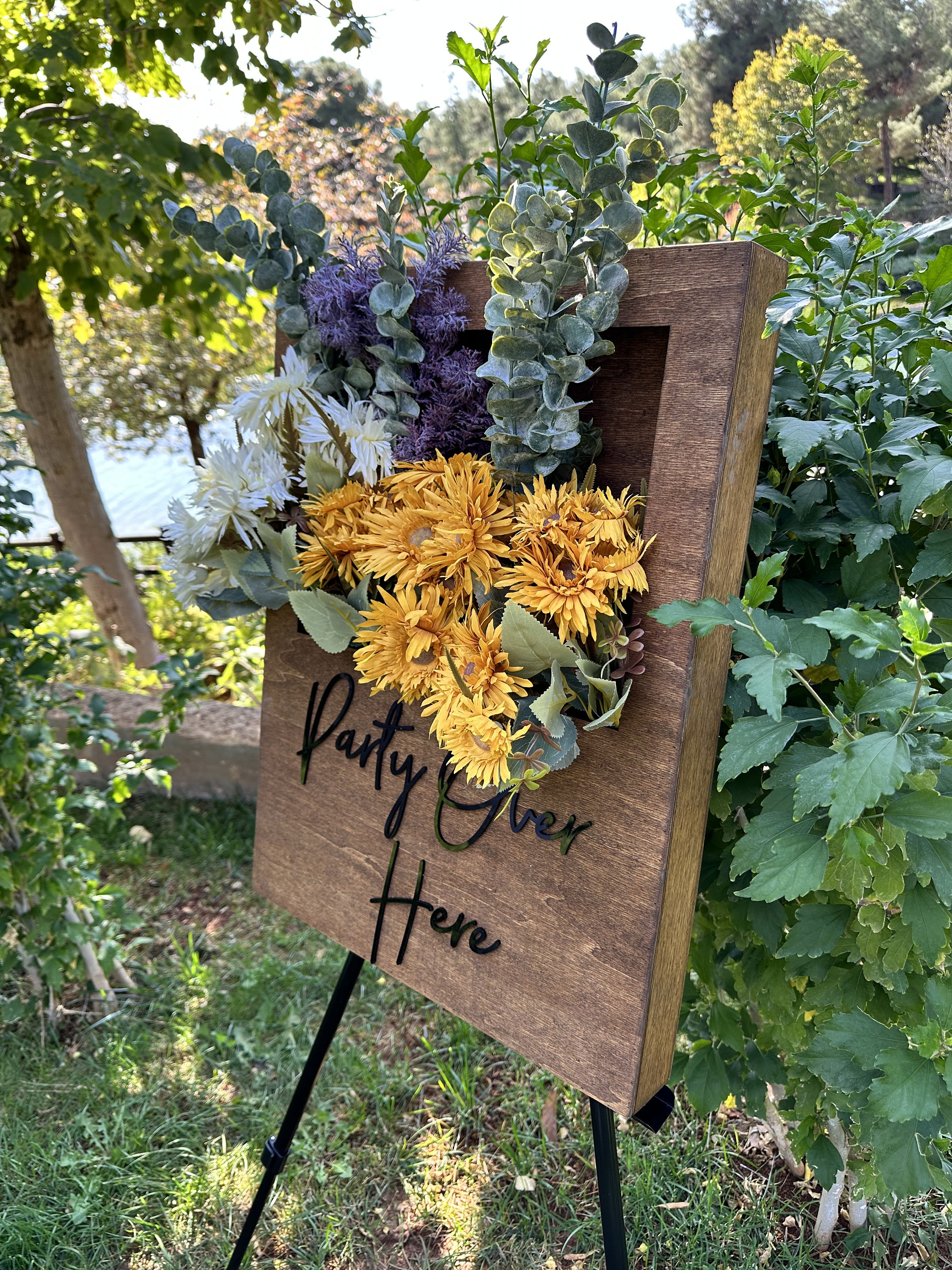 Custom Flower Box Welcome Sign, Wedding Floral Boxes, Bridal Shower ...