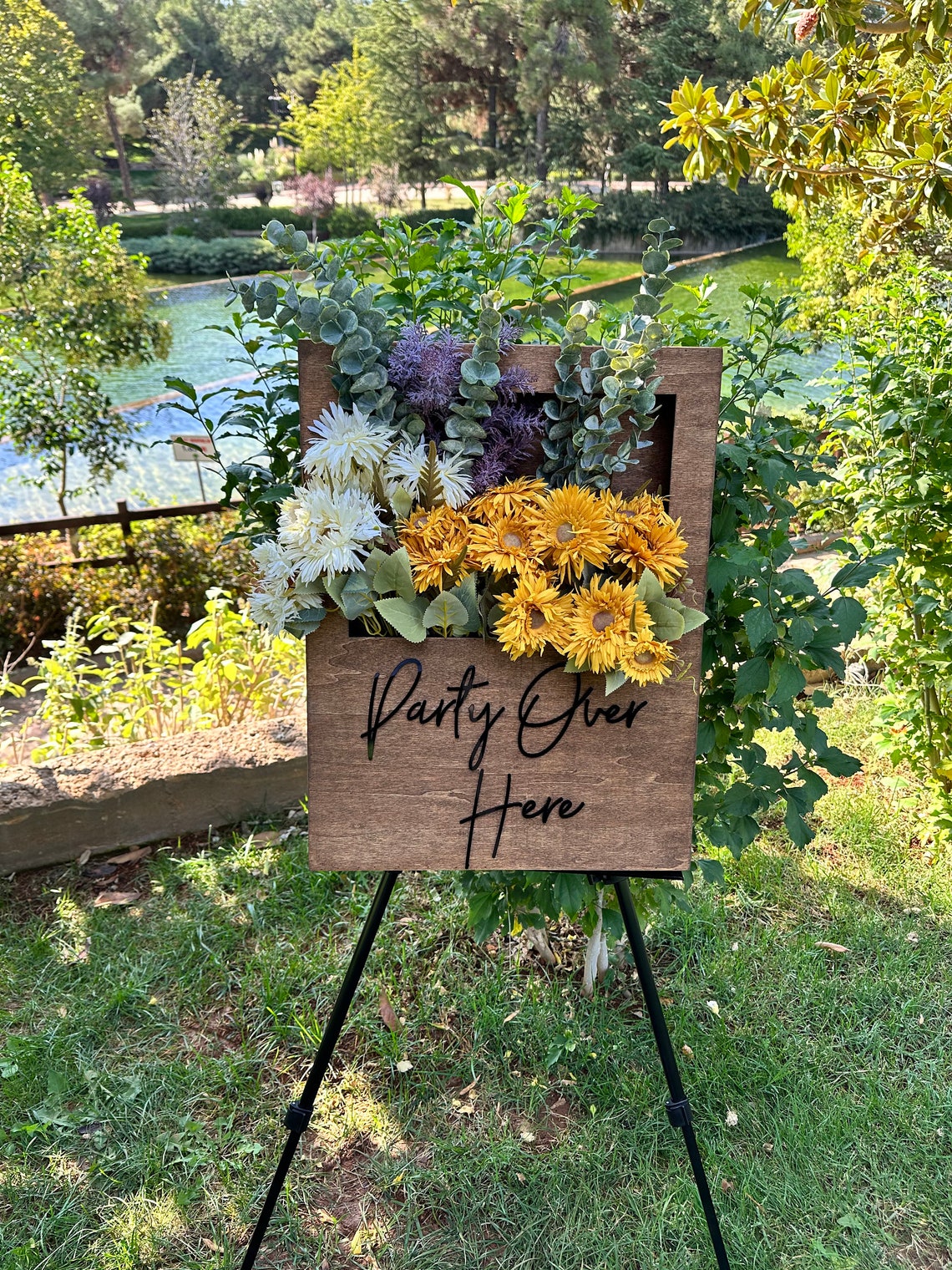 Custom Flower Box Welcome Sign, Wedding Floral Boxes, Bridal Shower ...