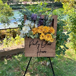 Custom Flower Box Welcome Sign, Wedding Floral Boxes, Bridal Shower ...