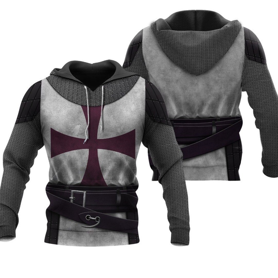 Knight Viking Hoodie Custom Size Hooded Hoodie New Gifts Hoodie - Etsy