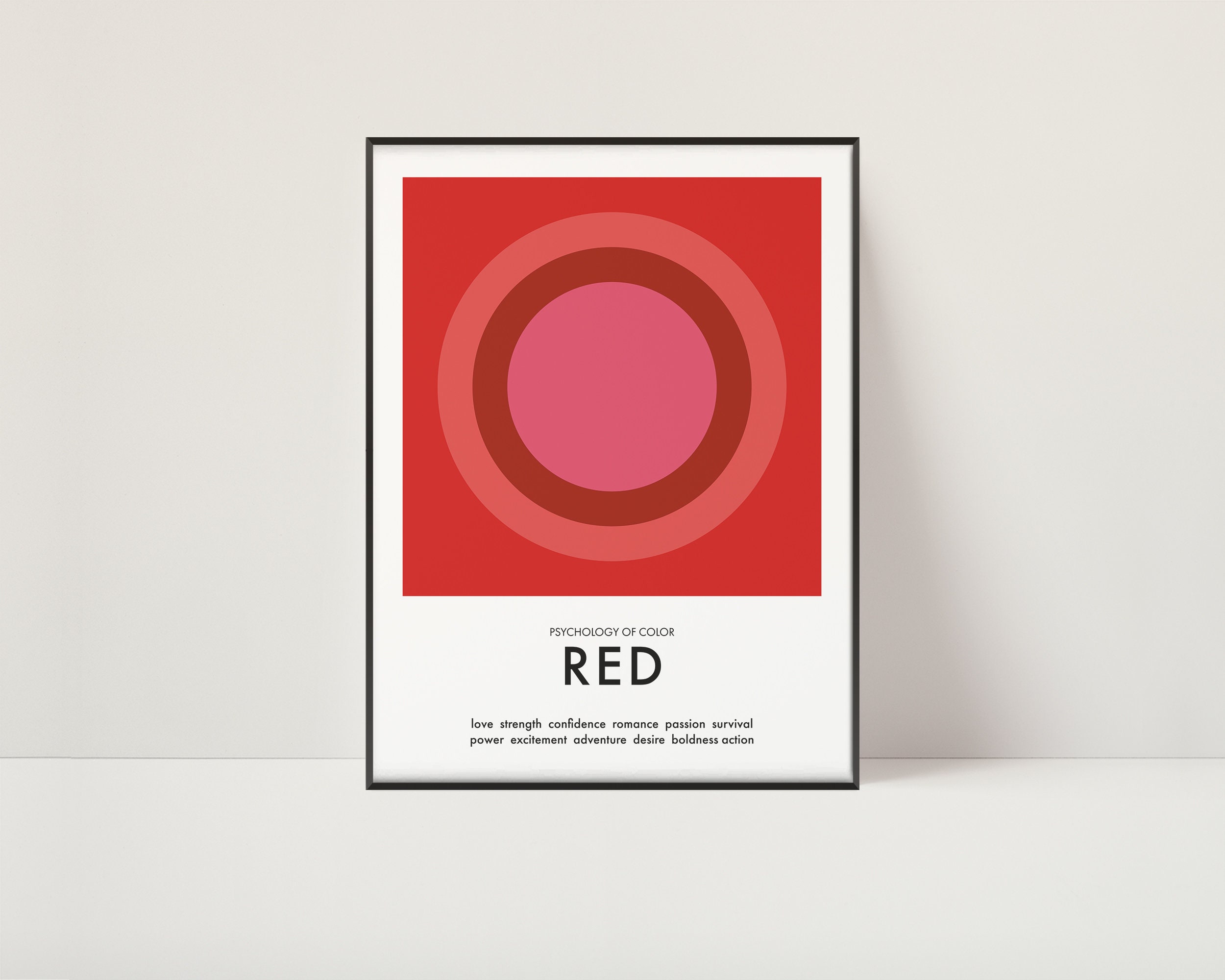 Printable Art | Digital Download | Instant Art | Color Psychology ...