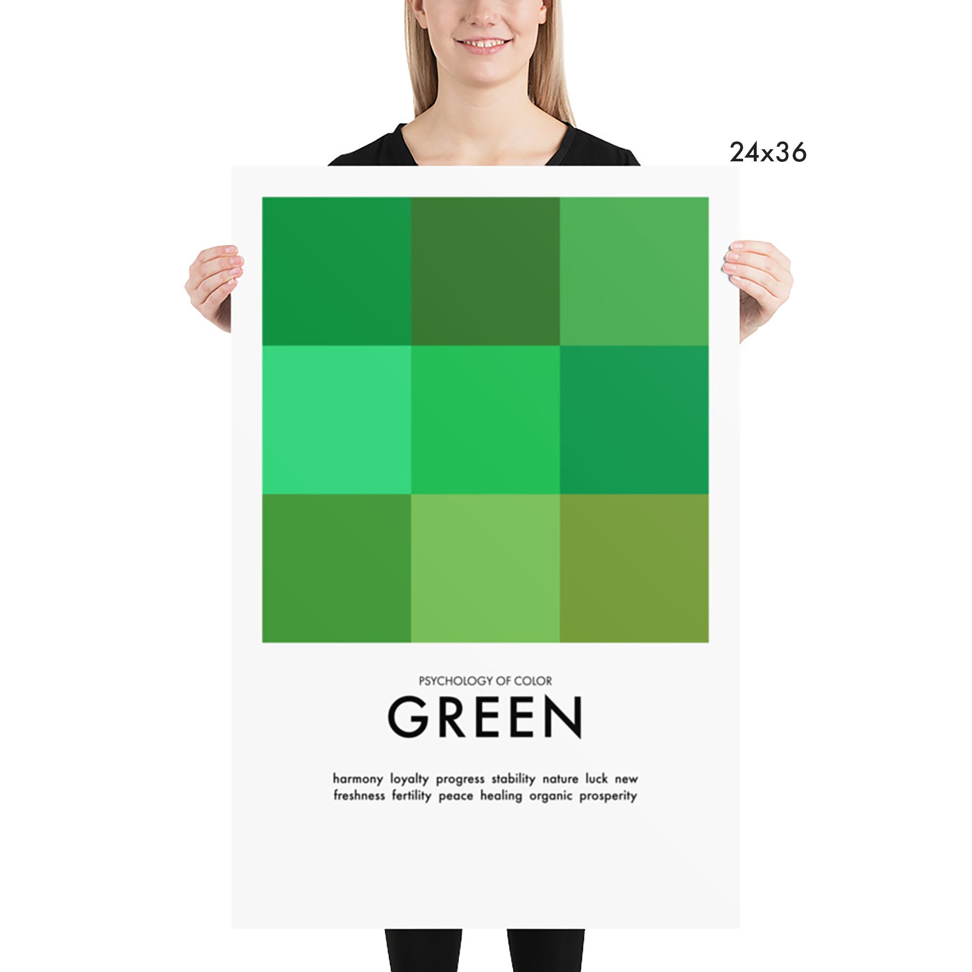 Fine Art Print Color Theory Studio Art Psychology Monochromatic ...