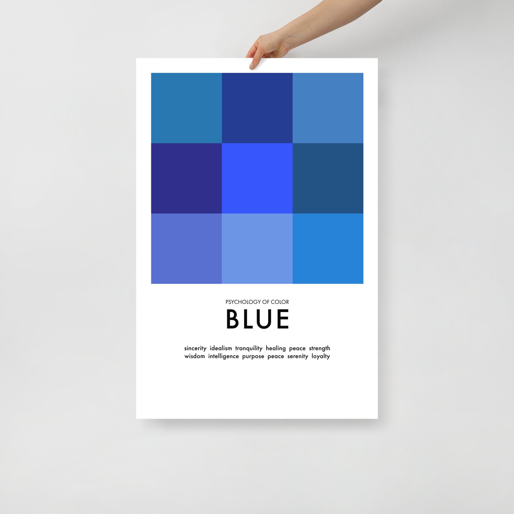 Printable Art | Digital Download | Instant Art | Color Psychology ...