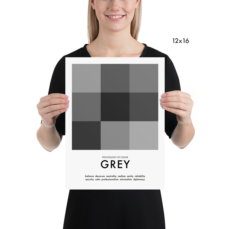 Fine Art Print | Color Theory | Studio Art | Psychology | Monochromatic ...