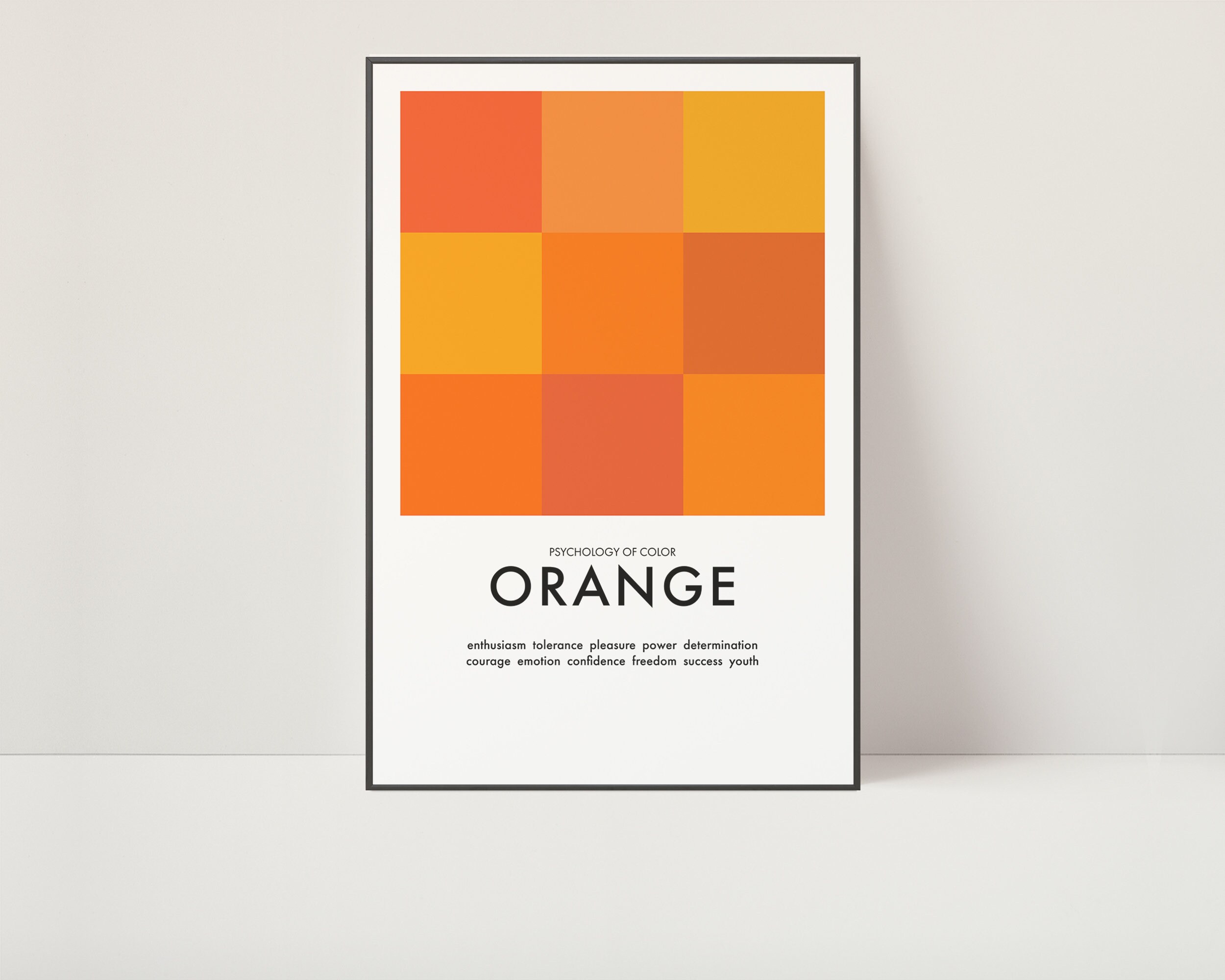 Printable Art | Digital Download | Instant Art | Color Psychology ...