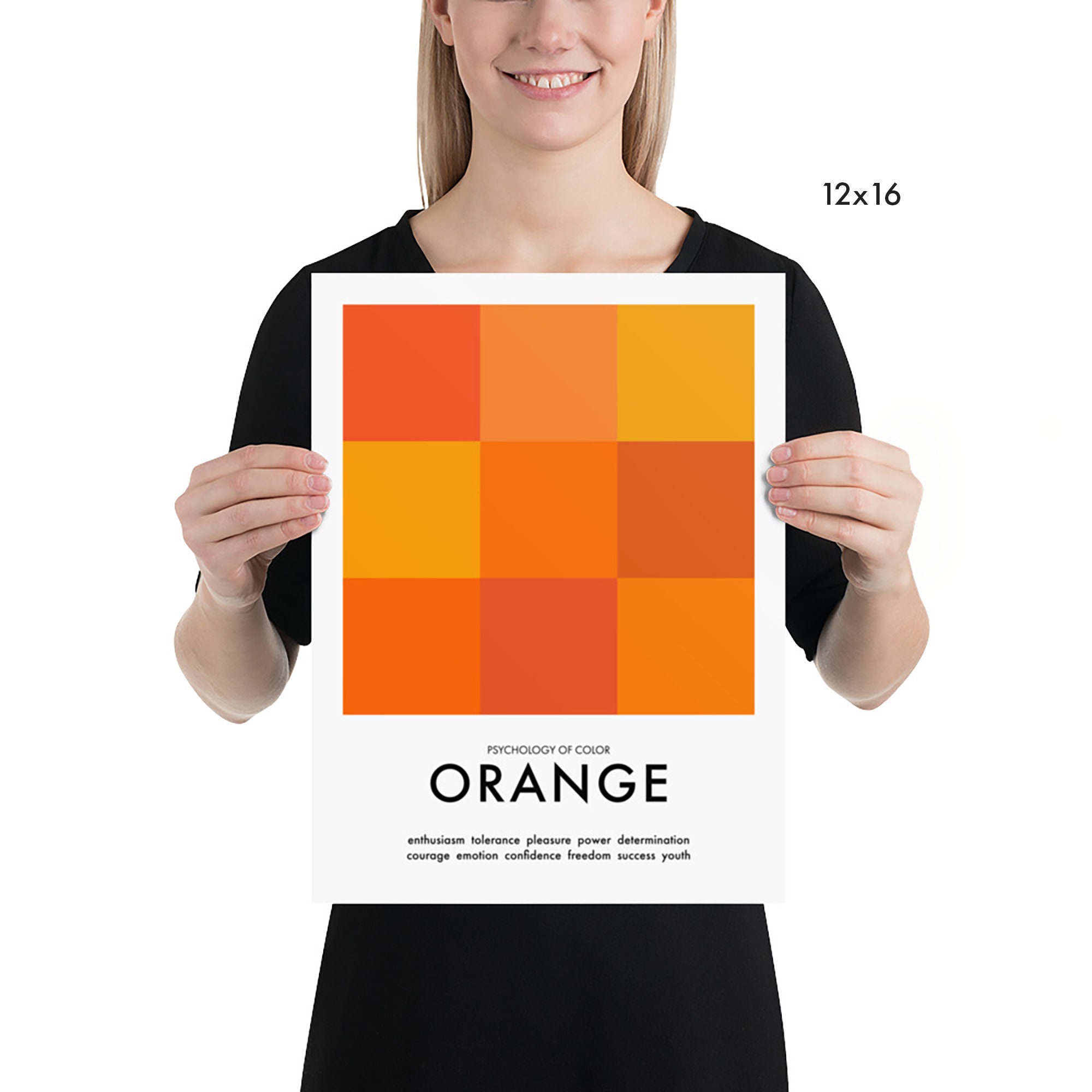 Fine Art Print | Color Theory | Studio Art | Psychology | Monochromatic ...