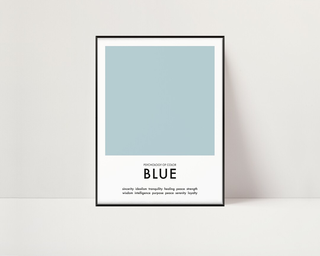 Printable Art | Digital Download | Instant Art | Color Psychology ...