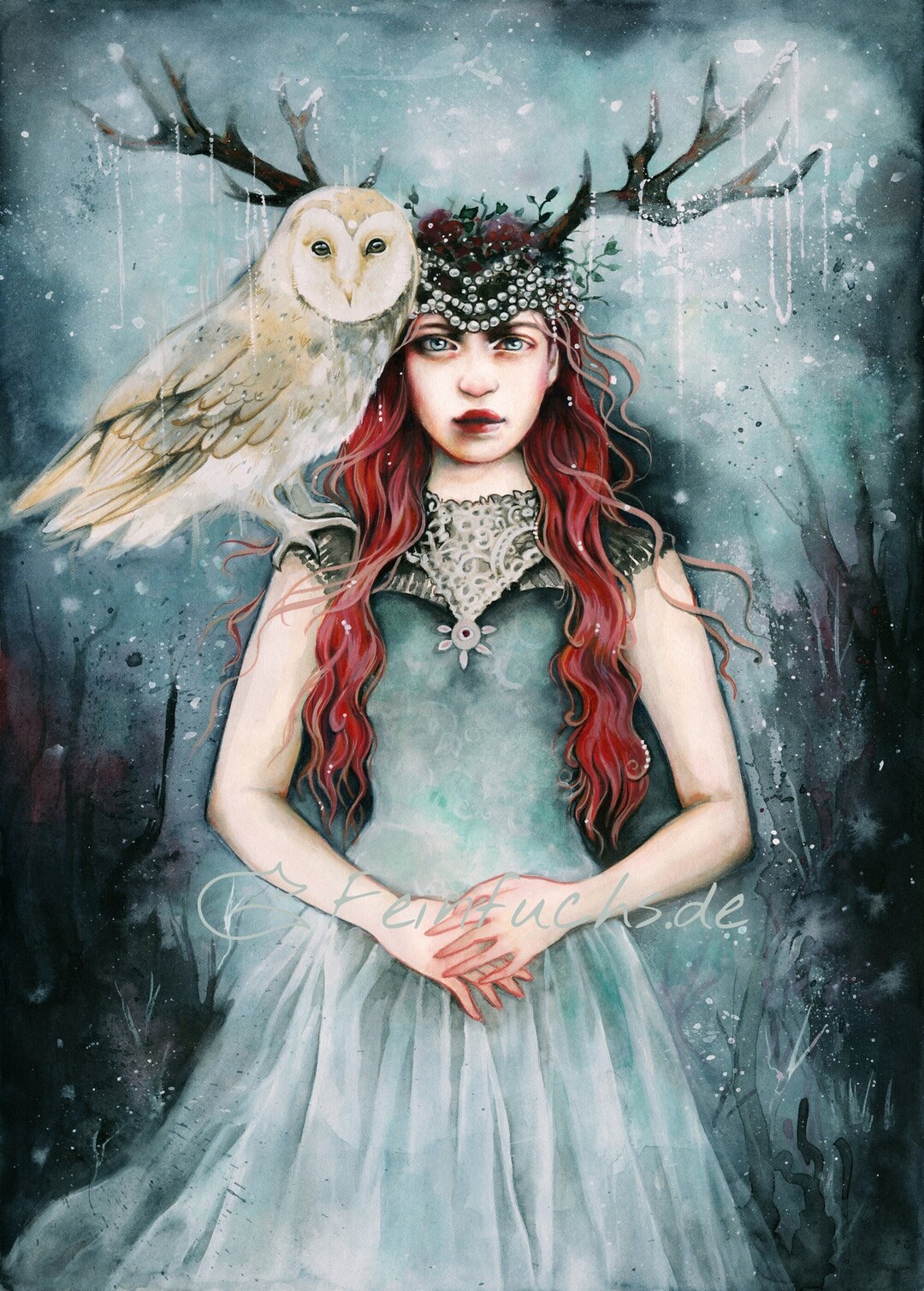 Art Print Mural Skadi goddess of Winter - Etsy UK