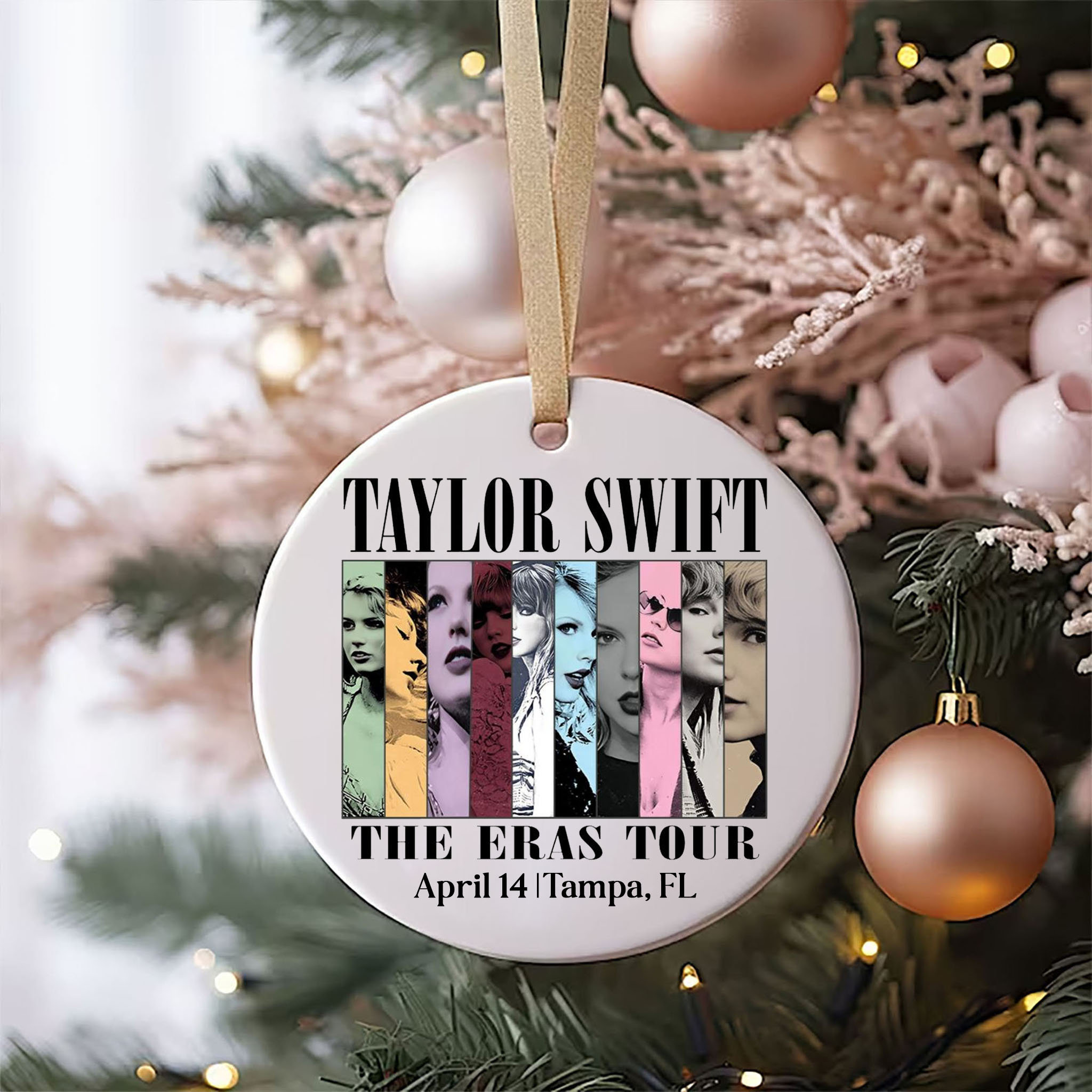 Custom Eras Tour Taylor Ornament, Personalized Swift Eras Tour Ornament ...