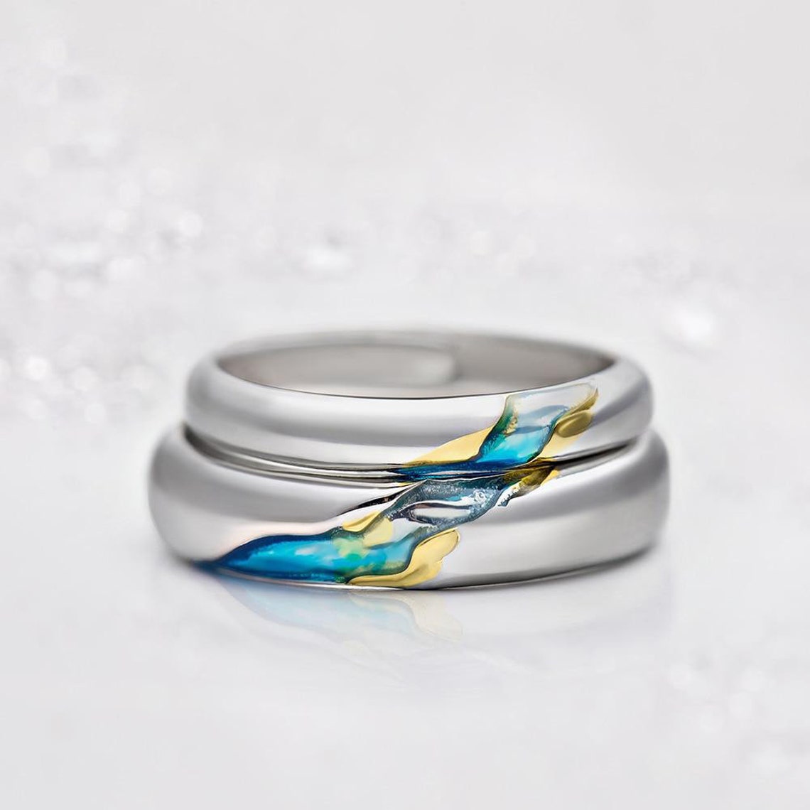 Shore Starry Couple Rings Original Fashion Jewelry Creative - Etsy