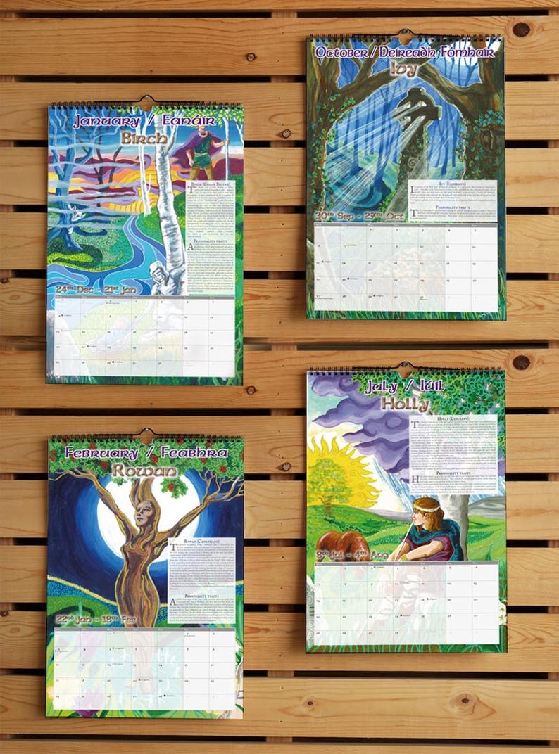 Celtic Tree Lore Calendar 2025 - Etsy