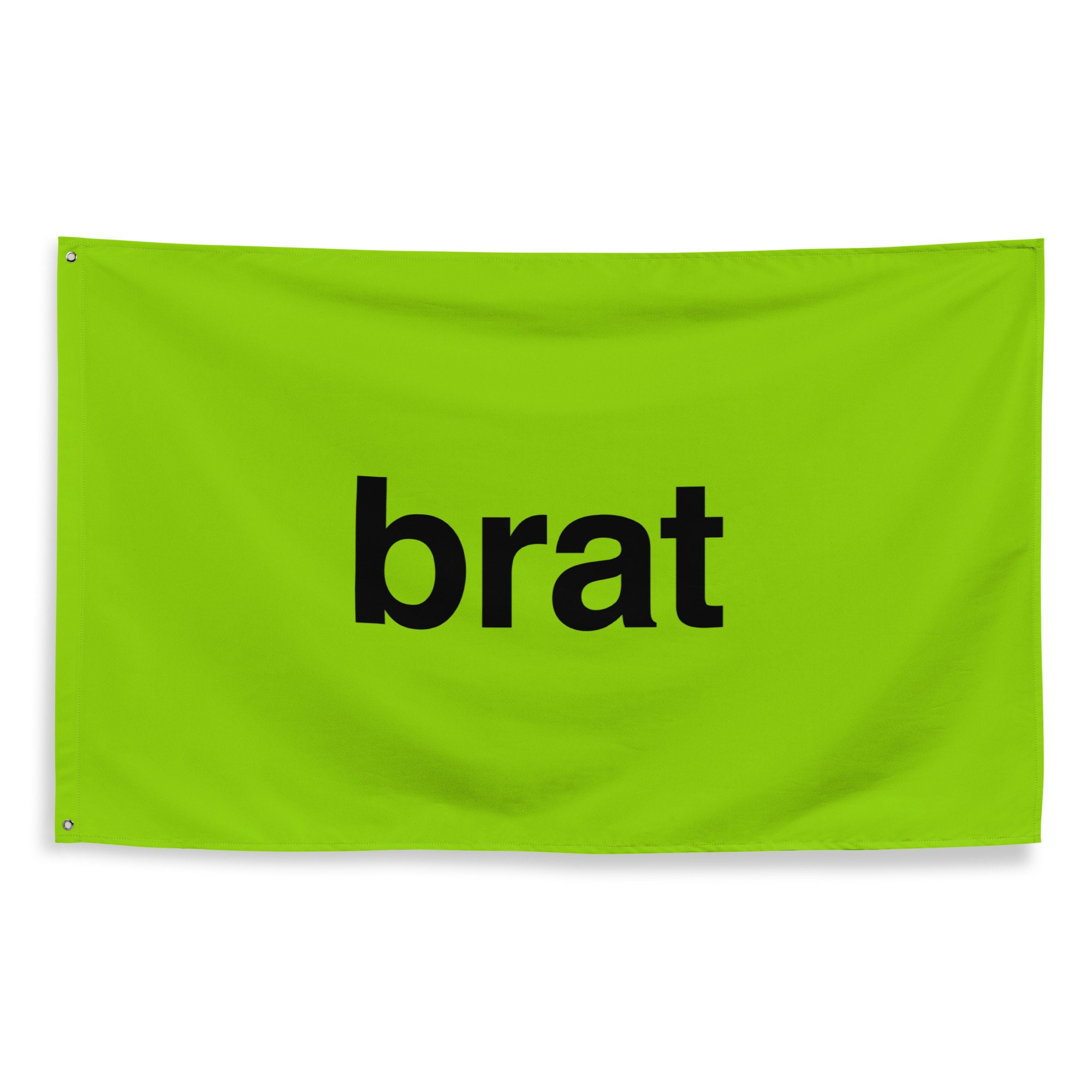 Brat Flag Charli XCX Album Inspired Decorative Banner, Music Merch, Pop ...