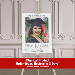 Graduation Party Welcome Sign | Modern Foam Sign for High School or ...