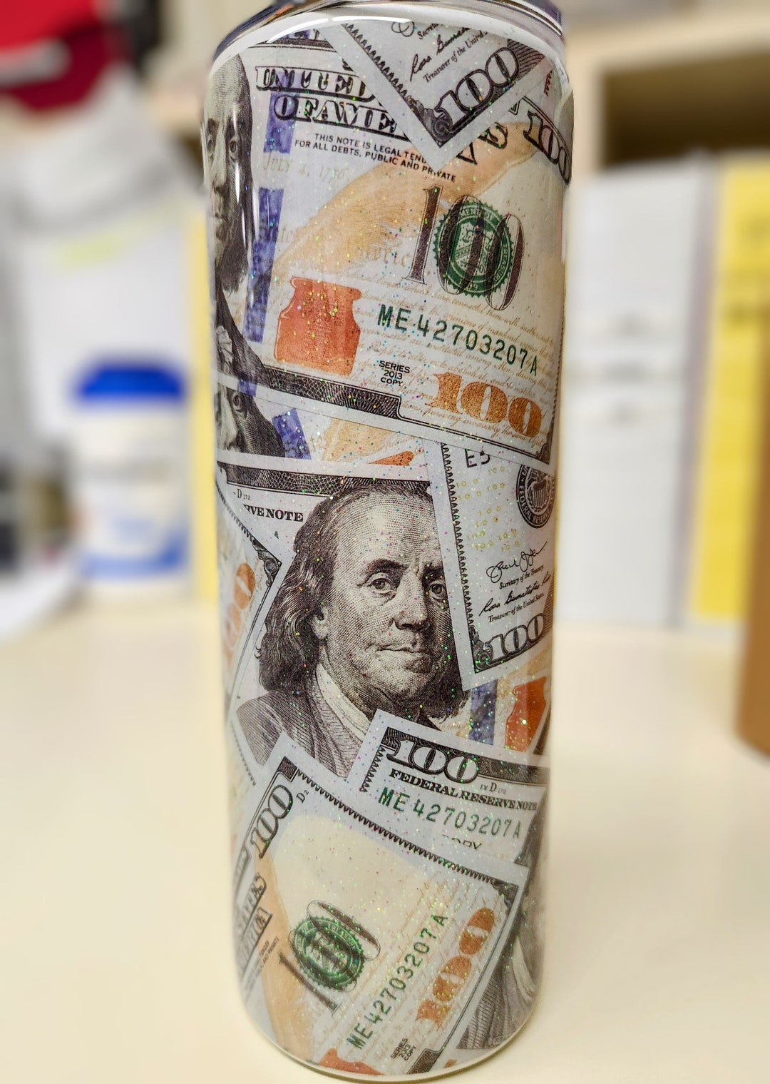 Dollar Travel Mugs 20oz / 30oz | Money Travel Mugs | Personalized ...