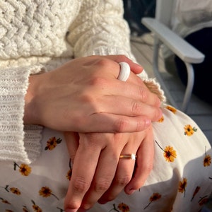 Colorful Recycled Plastic Rings // Trendy and Unique Plastic Rings ...